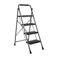 Elevon Collapsible 4-Step Stool, Anti-Slip Pedal, 330lbs Steel Ladder ...
