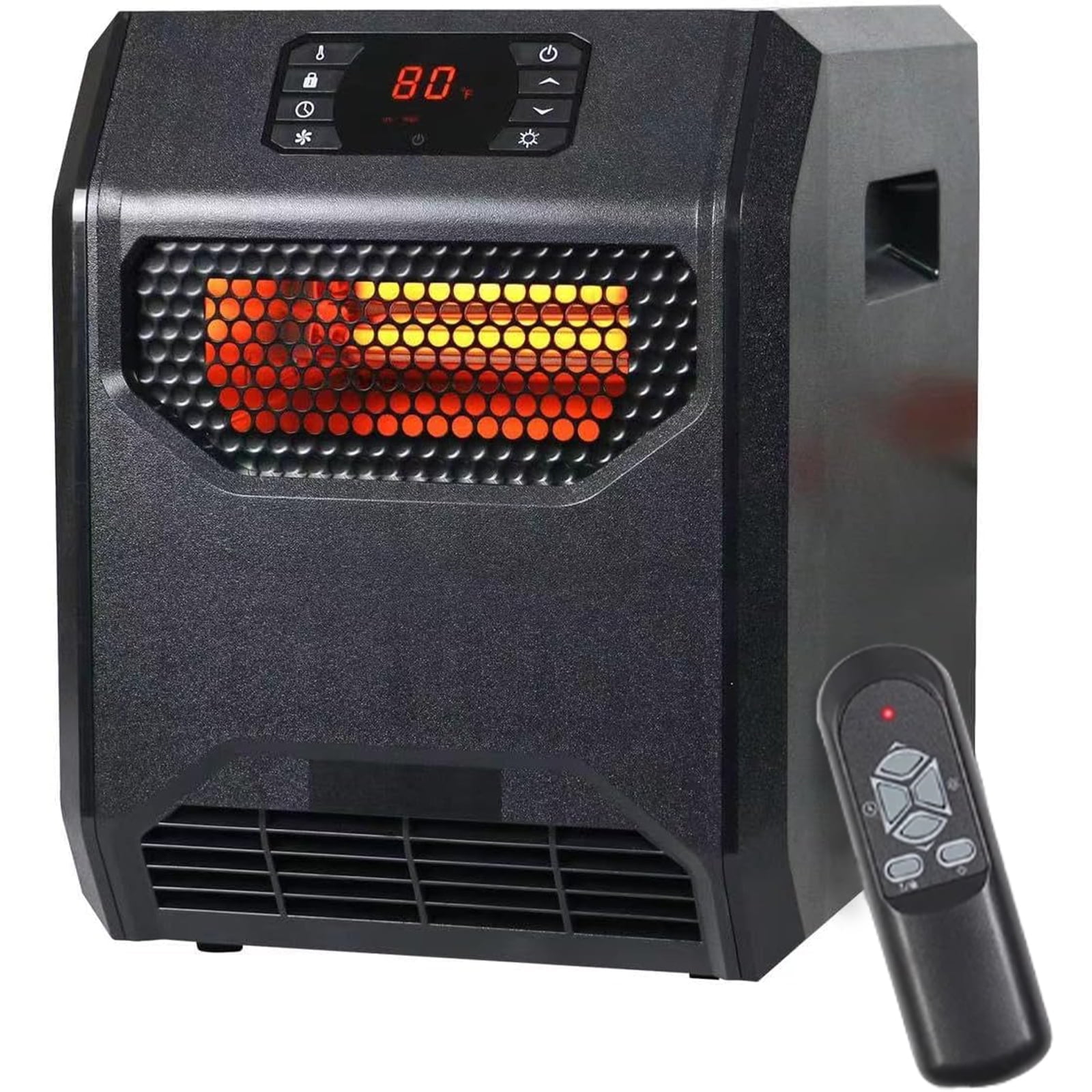 Elevon Indoor Space Heater, 1500W Electric Heater with Infrared Quartz ...