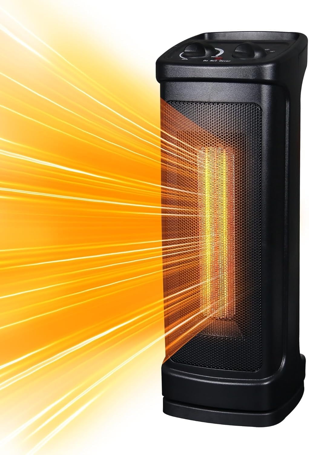 Elevon Indoor Space Heater with Thermostat, 1500W Electric Ceramic ...