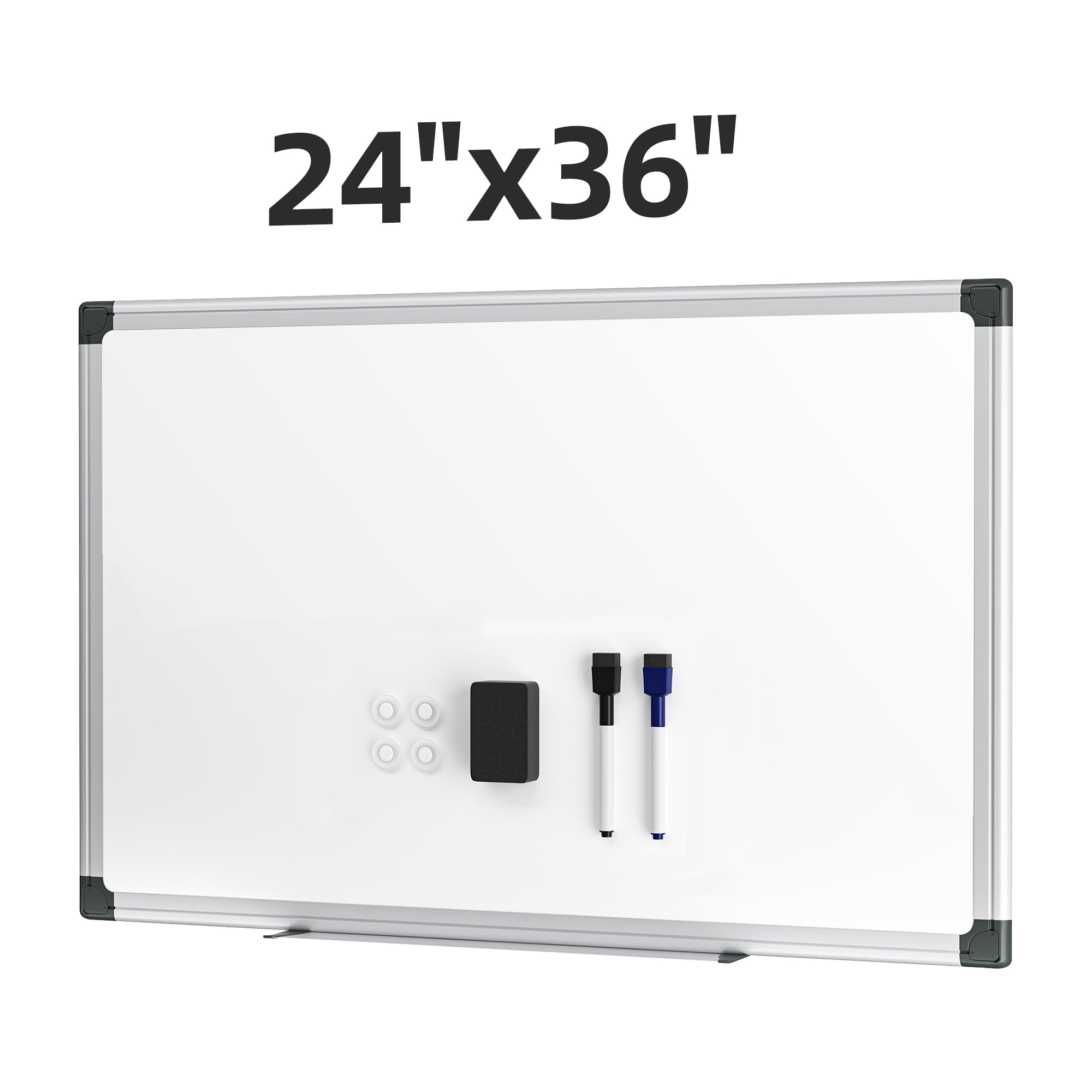 Elevon Magnetic Dry Erase Whiteboard for Wall, Aluminum Frame Hanging ...