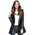 Elezay Women Lightweight Down Jacket Long Jacket Winter Down Coat ...