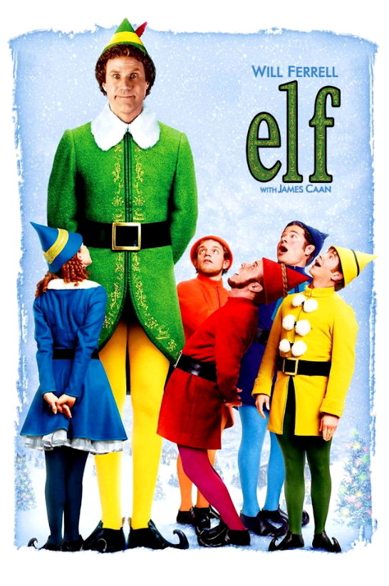Elf 2003 Movie Poster 24x36 - Will Ferrell Christmas Comedy Holiday Fun ...