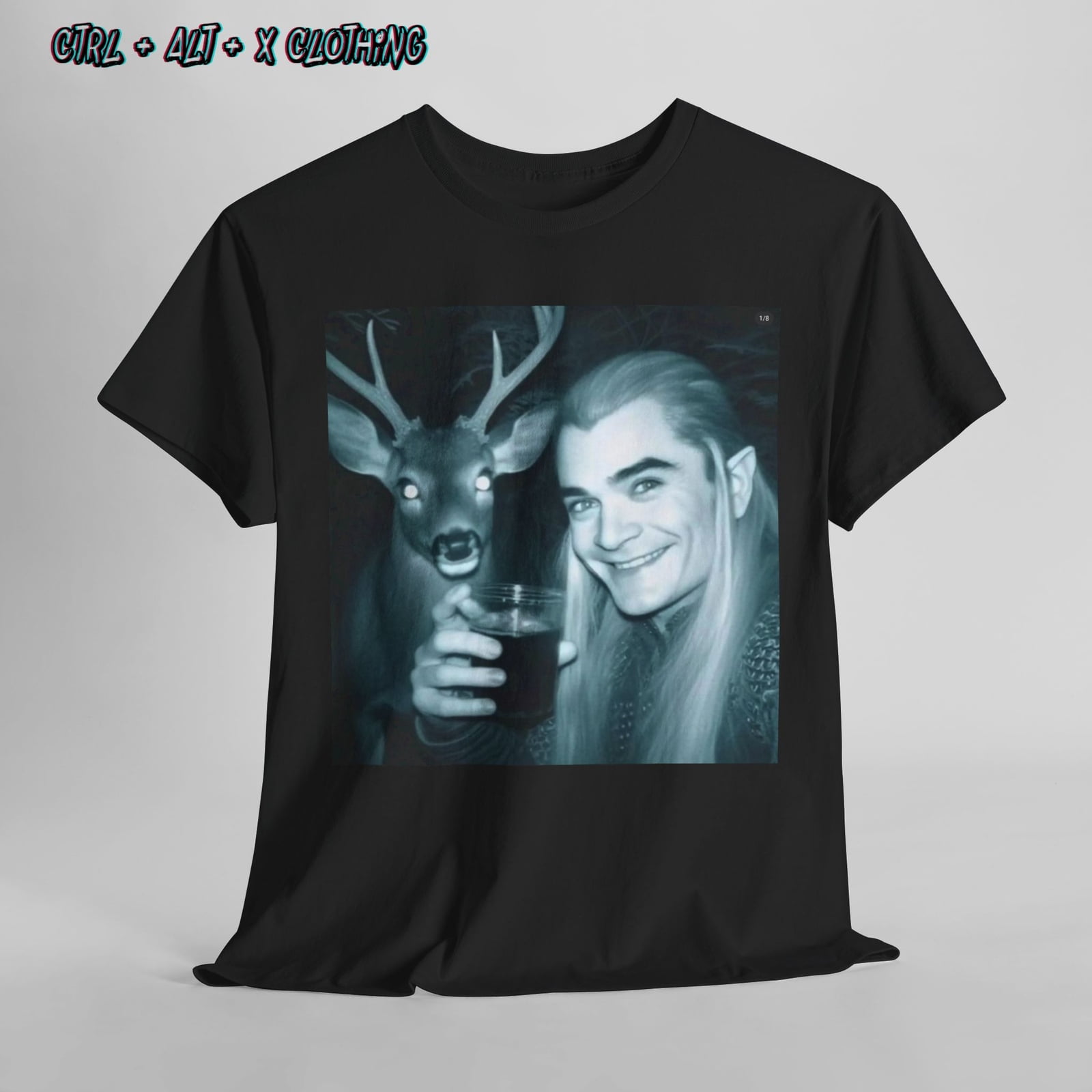 Elf Archer Fantasy Shirt, Forest Magic Graphic Humor Tee - Walmart.com
