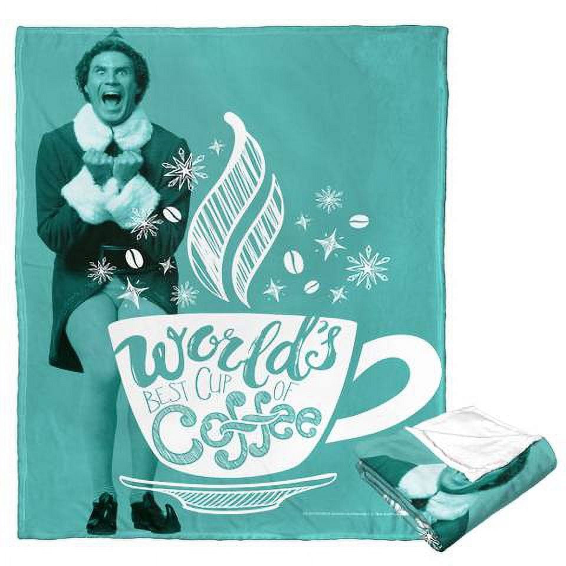 Elf Best Coffee Warner Bros Kids Silk Touch Throw Blanket, 50 x 60 ...