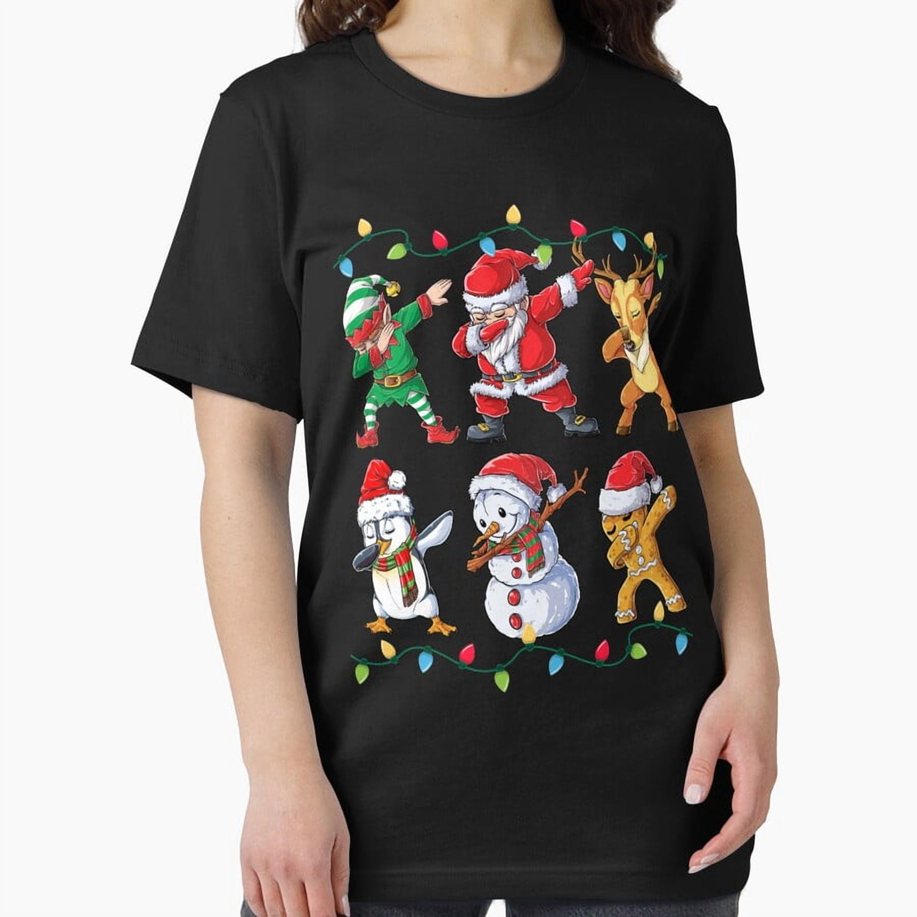 Elf Boys Dab Crew Brings Festive Christmas Fun And Dance Joy Unisex T ...