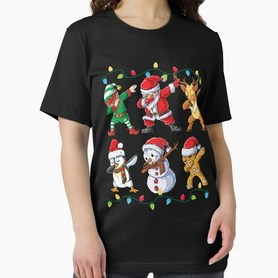 Elf Boys Dab Crew Brings Festive Christmas Fun And Dance Joy Unisex T ...