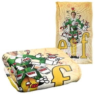 "Elf Movie Christmas Cartoon Characters Fleece Throw Blanket, Buddy the ...