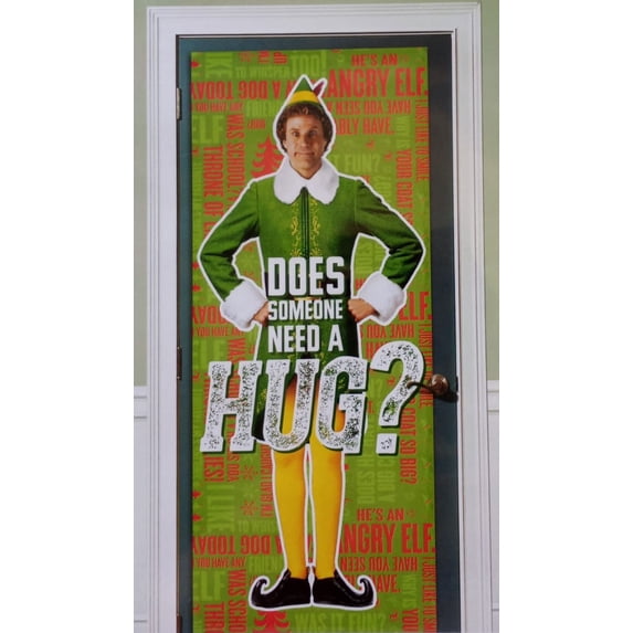 Buddy The Elf Door Cover
