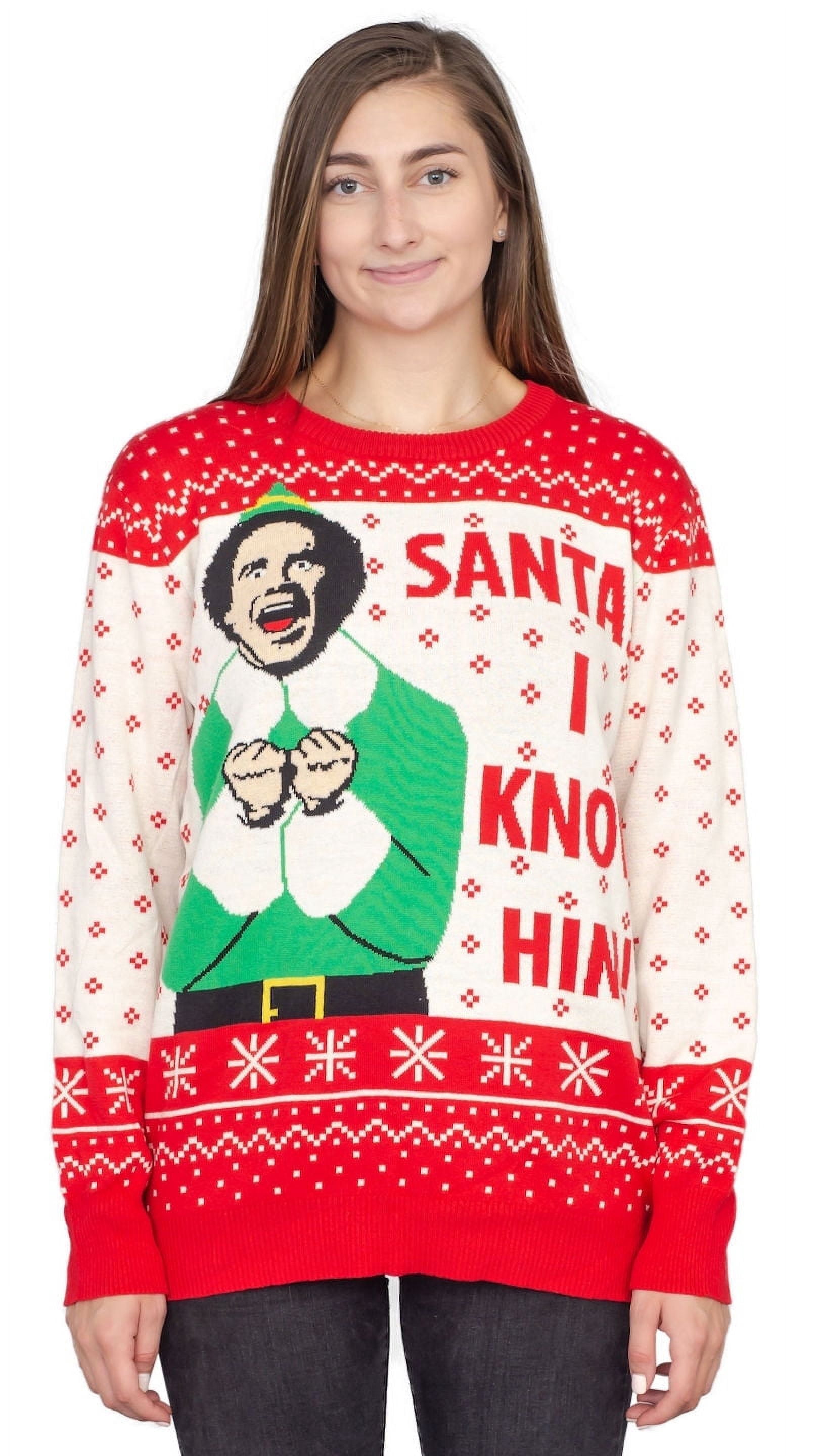 Ripple Junction Elf Buddy Ugly Christmas Sweater, Adult Small - Walmart.com