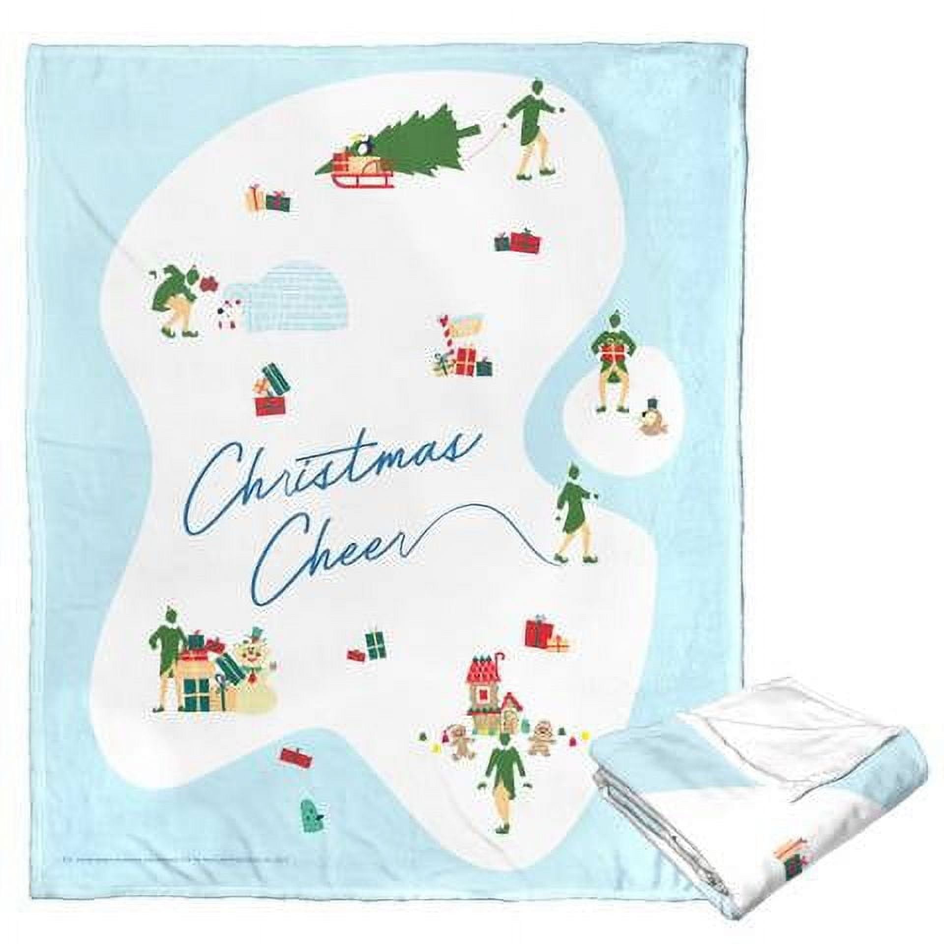 Elf Christmas Cheer Warner Bros Kids Silk Touch Throw Blanket, 50 x 60 ...