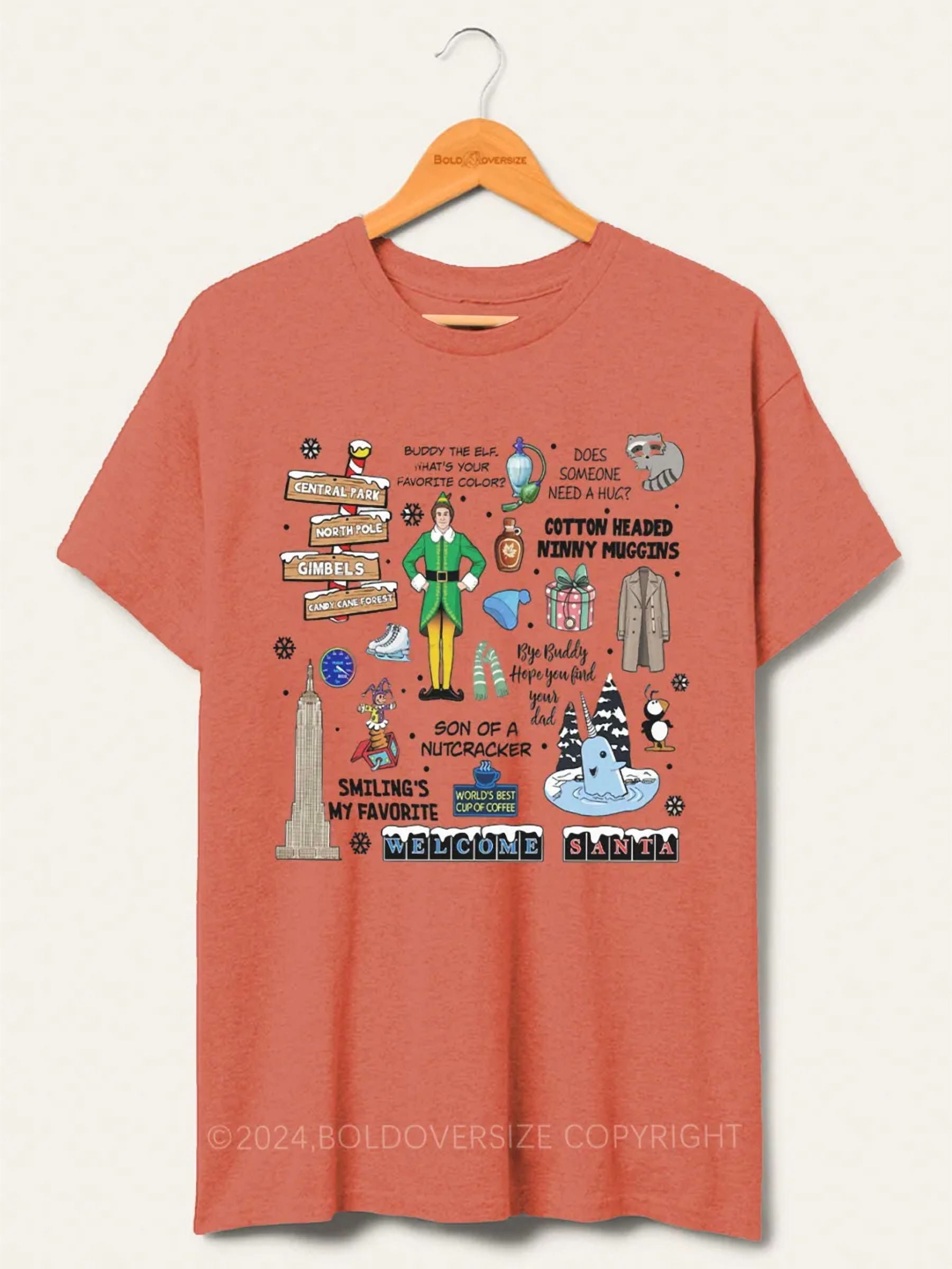 Elf Christmas Movie Tee - Walmart.com