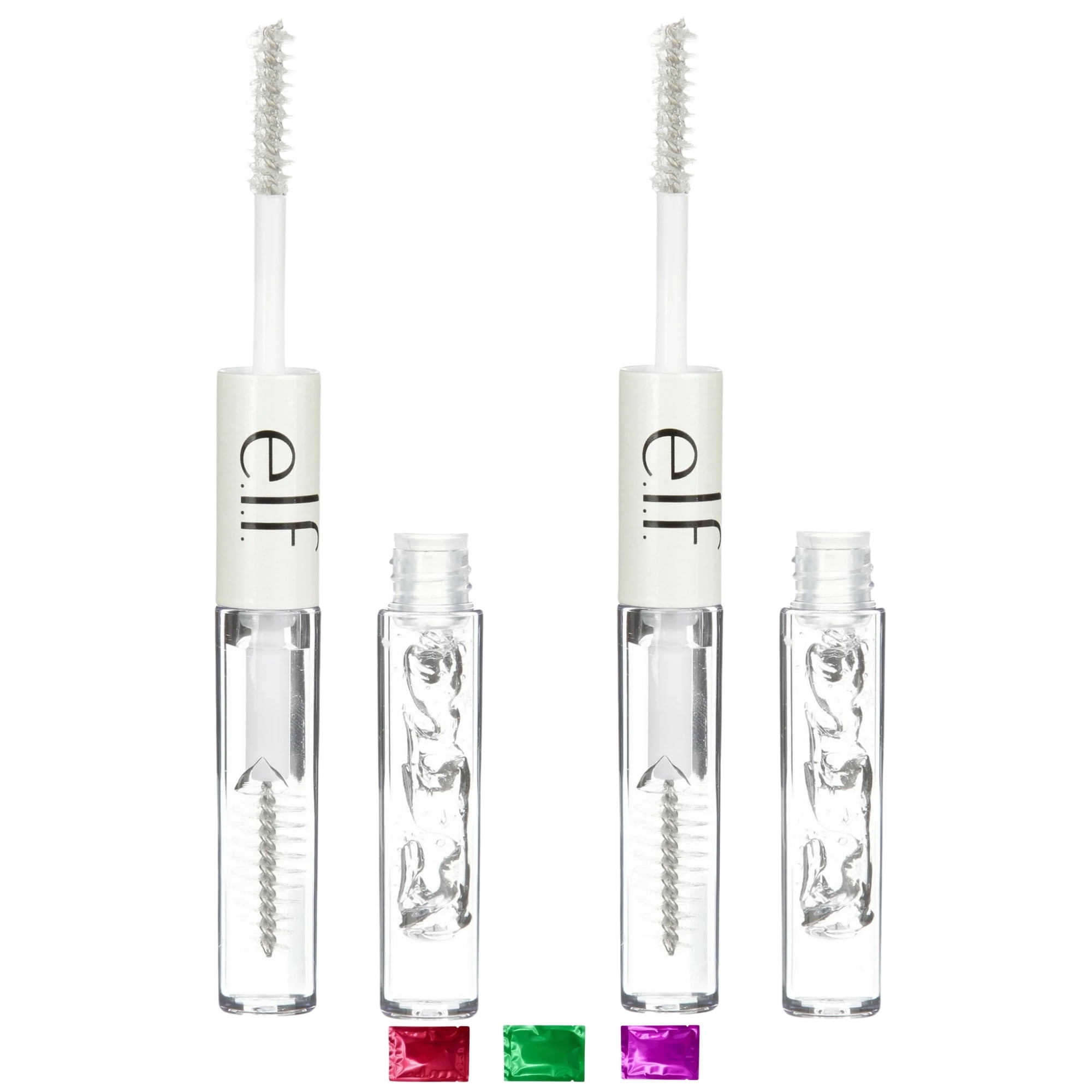 Elf Clear Lash & Brow Mascara Gel 0.08 Fl Oz 2 Pack, Conditioning Clear ...