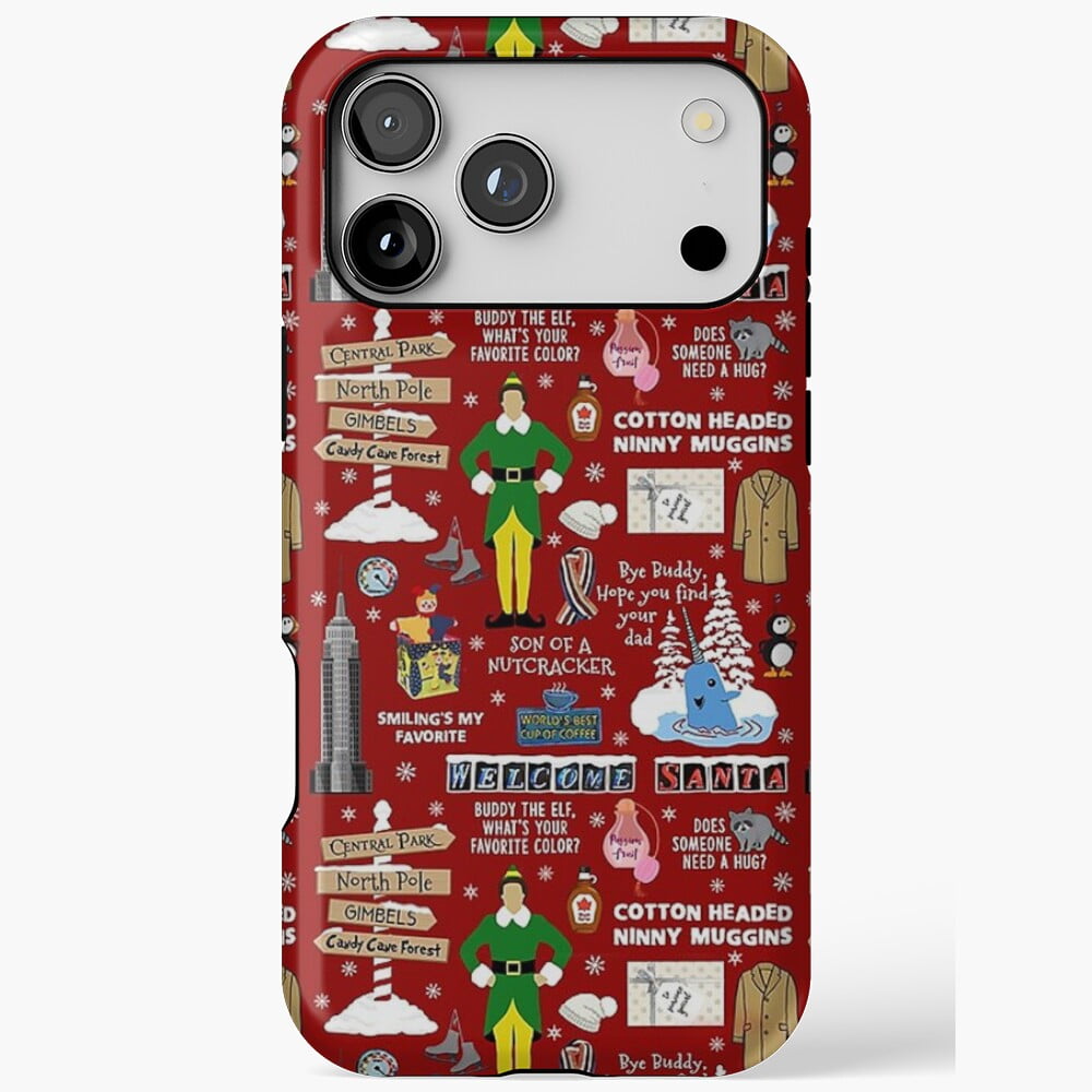 Elf Collage Christmas Movie iPhone Case 17 16 15 14 13 12 11 Pro Max ...