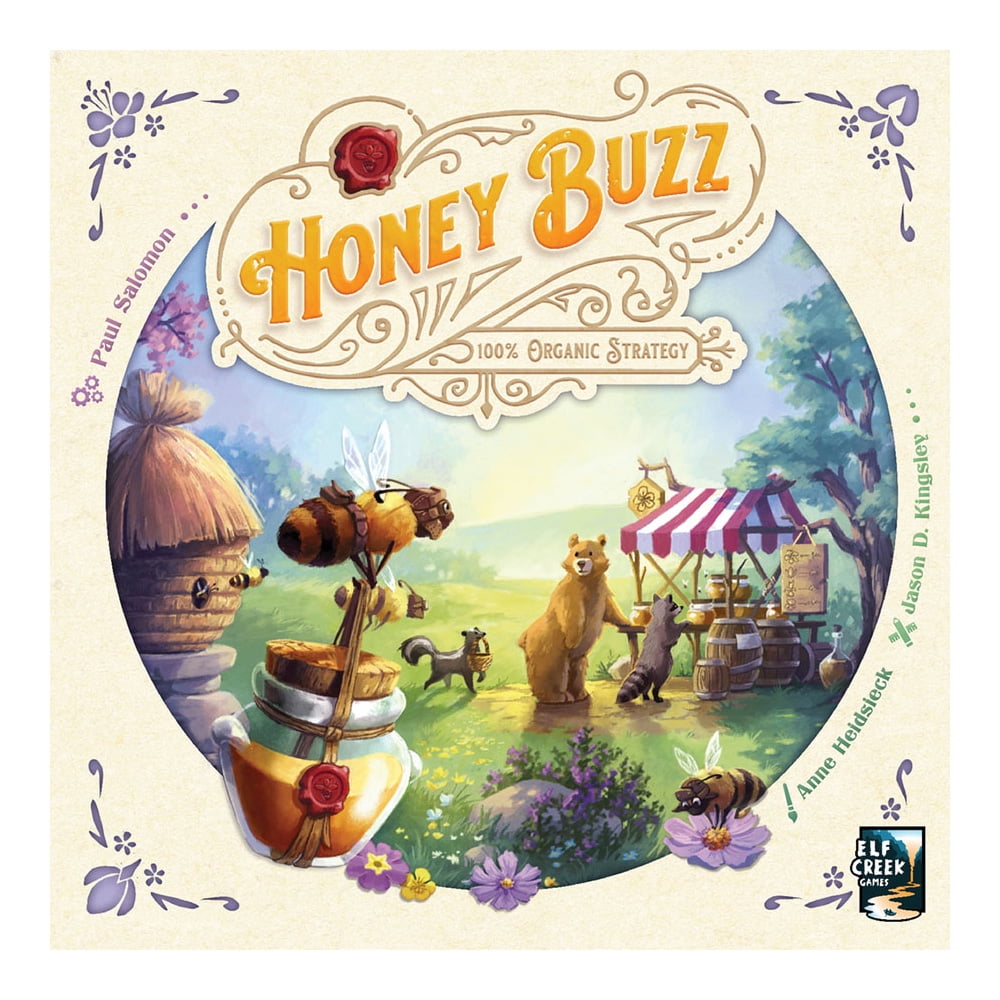 Honey Buzz Board Game: Worker Bee Placement for 1-4 Players, Ages 10+ - Walmart.com