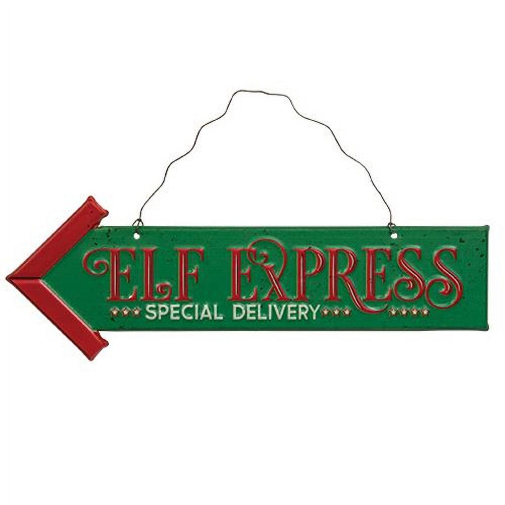 Elf Express Metal Hanging Sign - Walmart.com