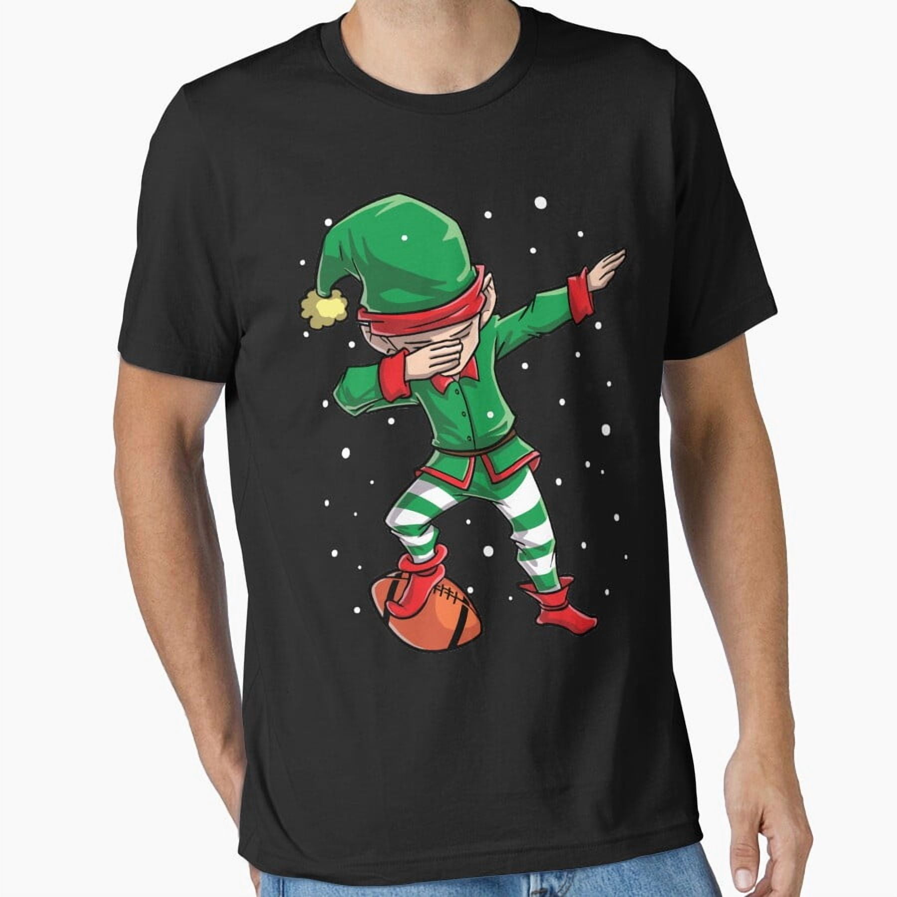 Elf Football Dab Scene Sharing Festive Christmas Fun Sports Energy ...