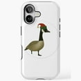Elf Goose in Christmas Hat Festive Holiday Phone Case 17 16 15 14 13 12 ...