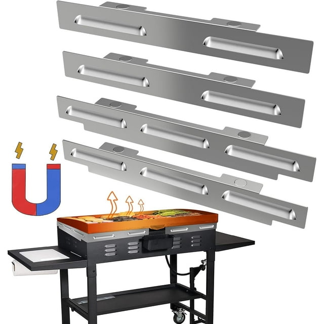 Elf Grill Stainless Steel Wind Guards for Blackstone 36 inch Griddle ...