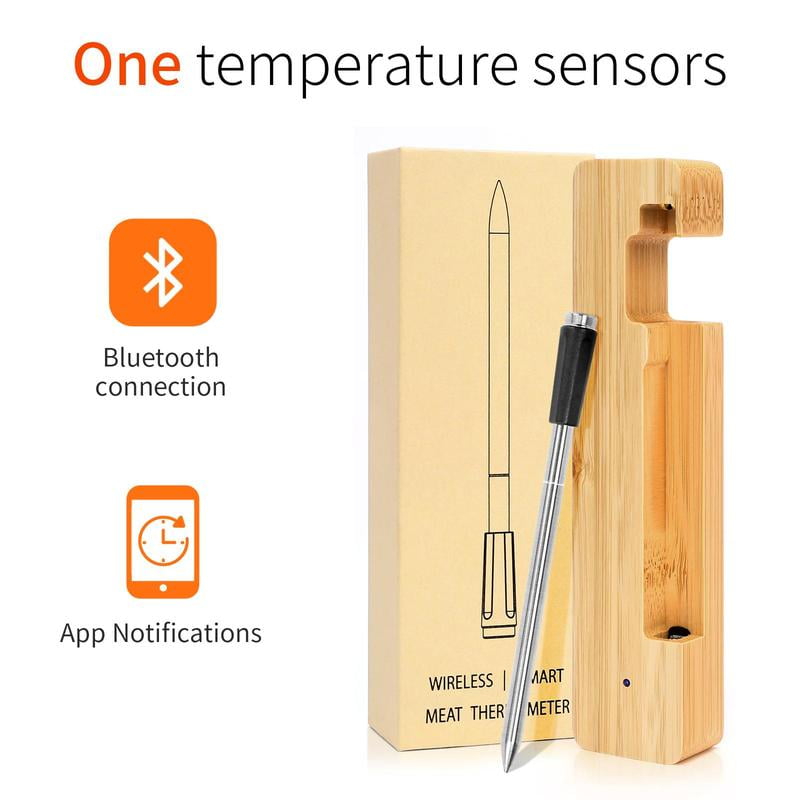 Elf Grill Wireless Bluetooth Meat Thermometer – Long-Range Digital ...