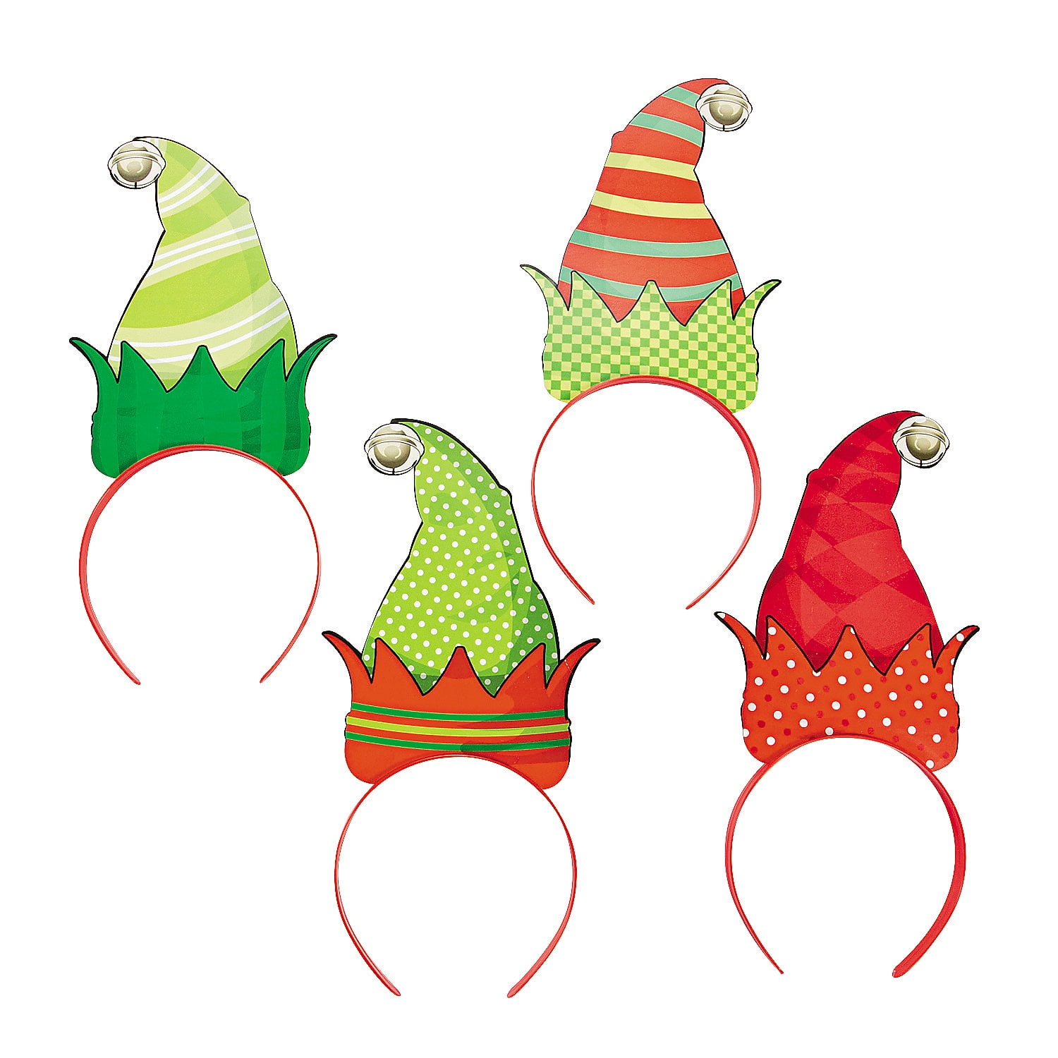 Elf Hat Headbands - Party Wear - 12 Pieces - Walmart.com
