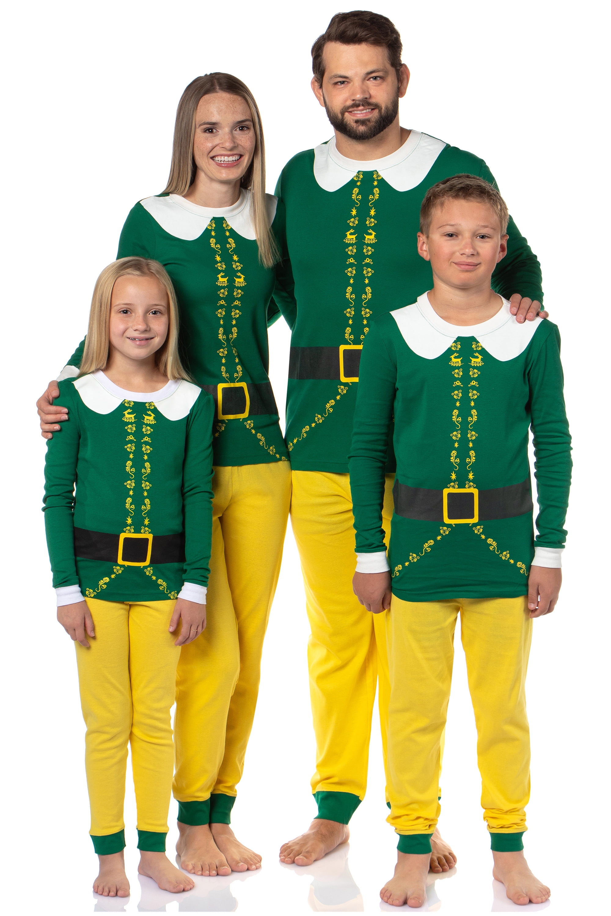 Elf Holiday Classic Movie Boy's Buddy The Elf Tight Fit Long Sleeve ...