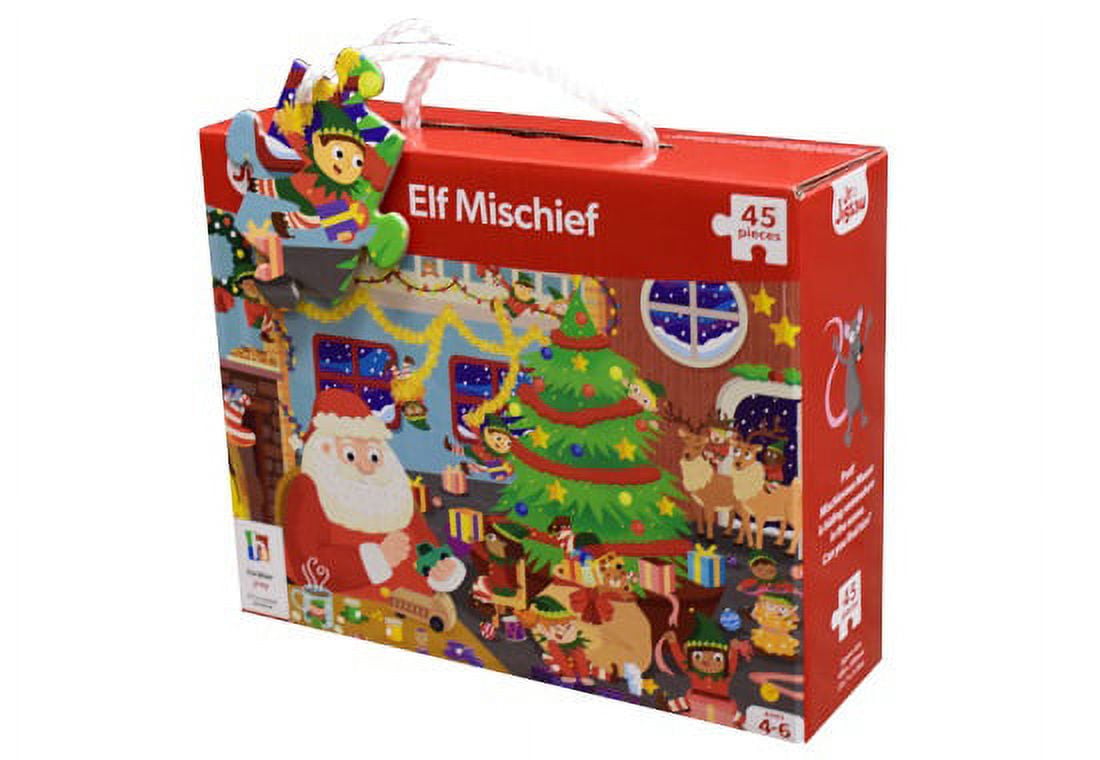 Elf Mischief 45 Piece Jigsaw Puzzle (Junior Jigsaw) - Walmart.com