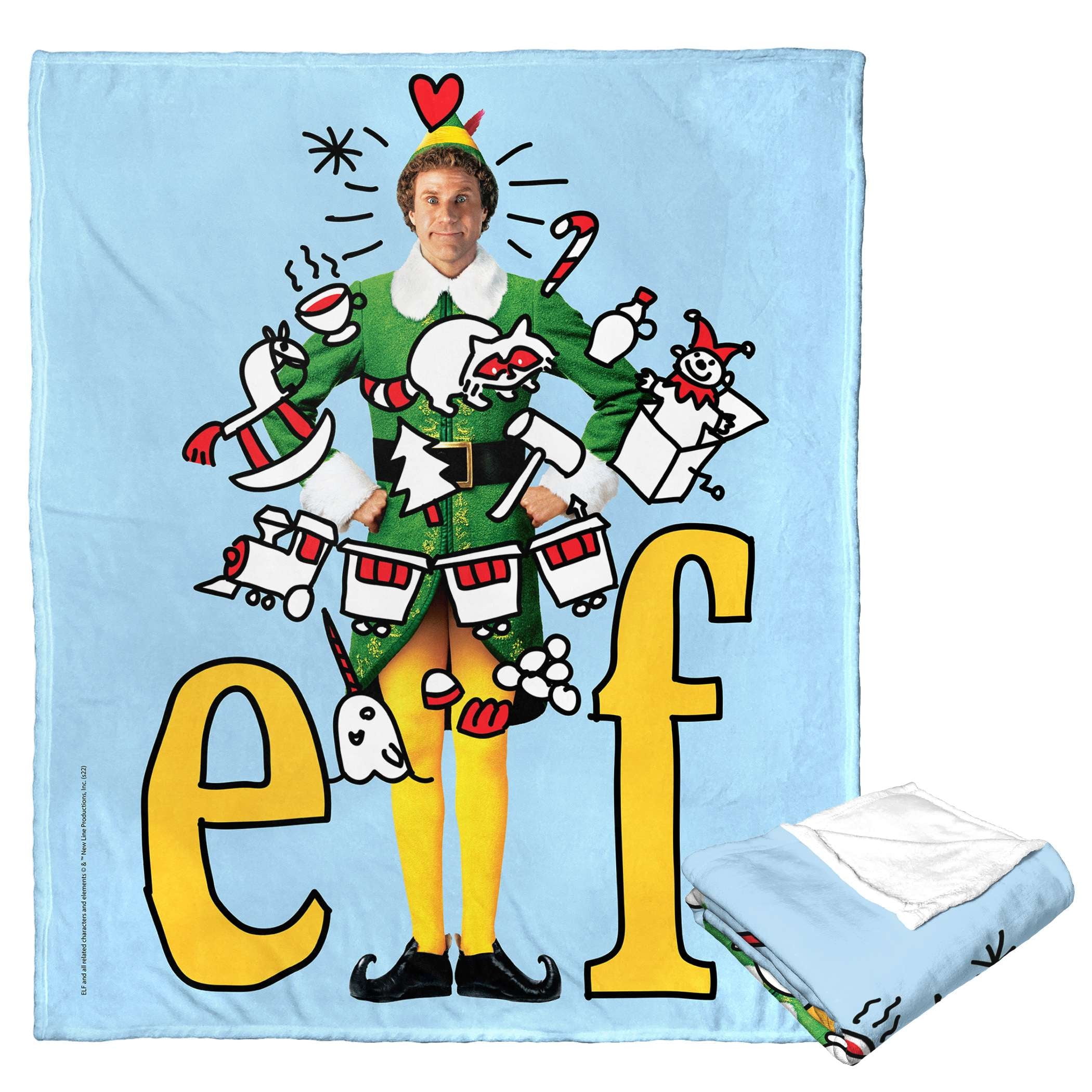 Elf Montage Kids Silk Touch Throw Blanket - Walmart.com