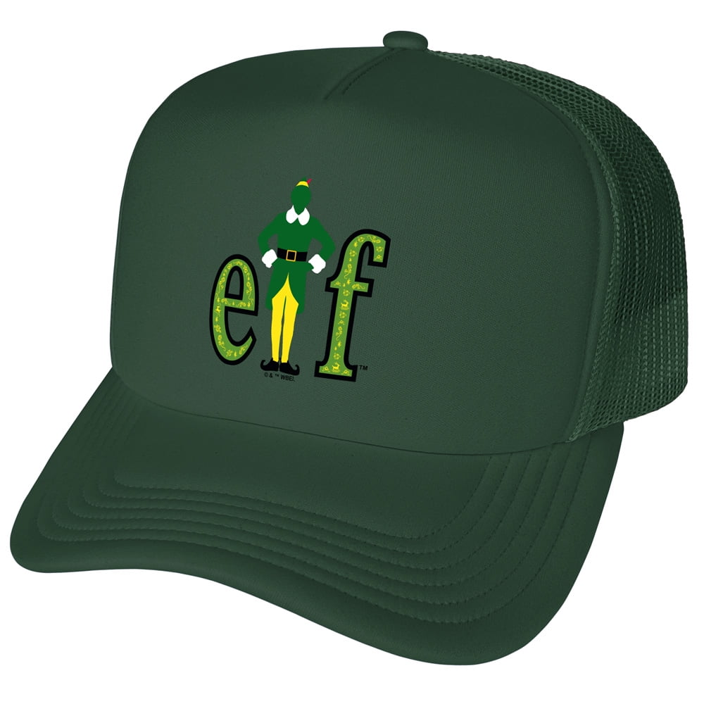 Elf Movie Logo Foam Snapback Trucker Hat - Unisex for Men and Women ...