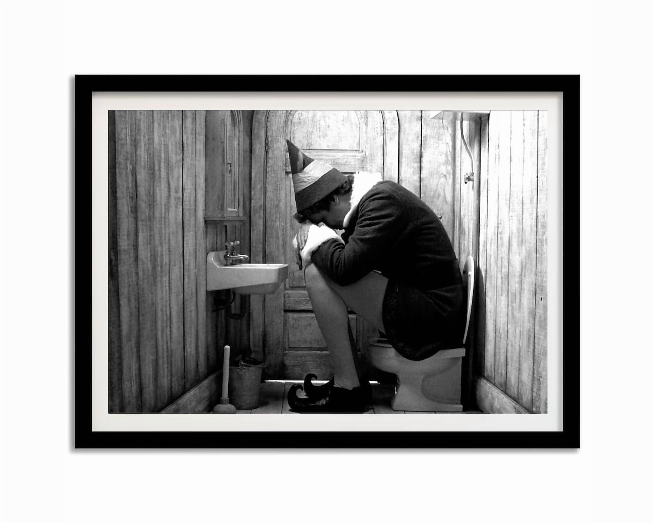 Elf Movie Poster, Funny Bathroom Print, Buddy The Elf, Funny Christmas ...