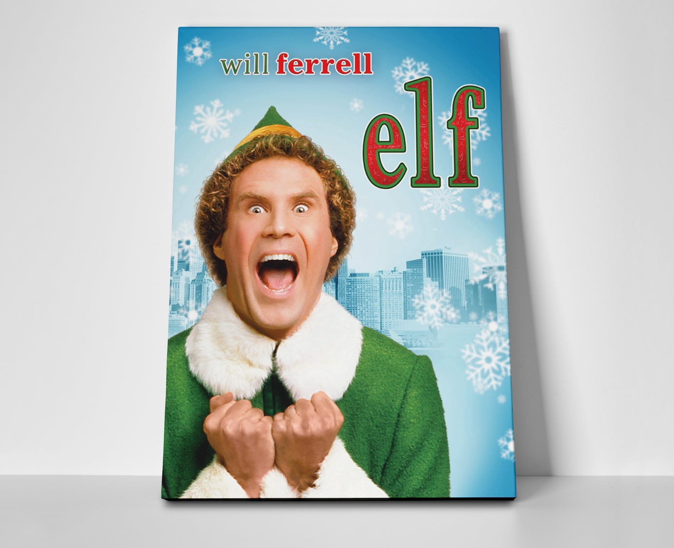 Elf Movie Poster or Wrapped Canvas - Walmart.com