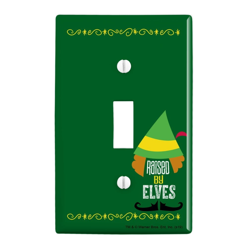Elf Movie Raised by Elves Plastic Wall Decor Toggle Light Switch Plate ...