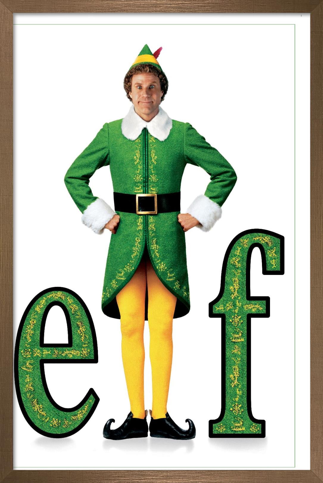 Elf - One Sheet Wall Poster, 22.375" x 34", Framed - Walmart.com