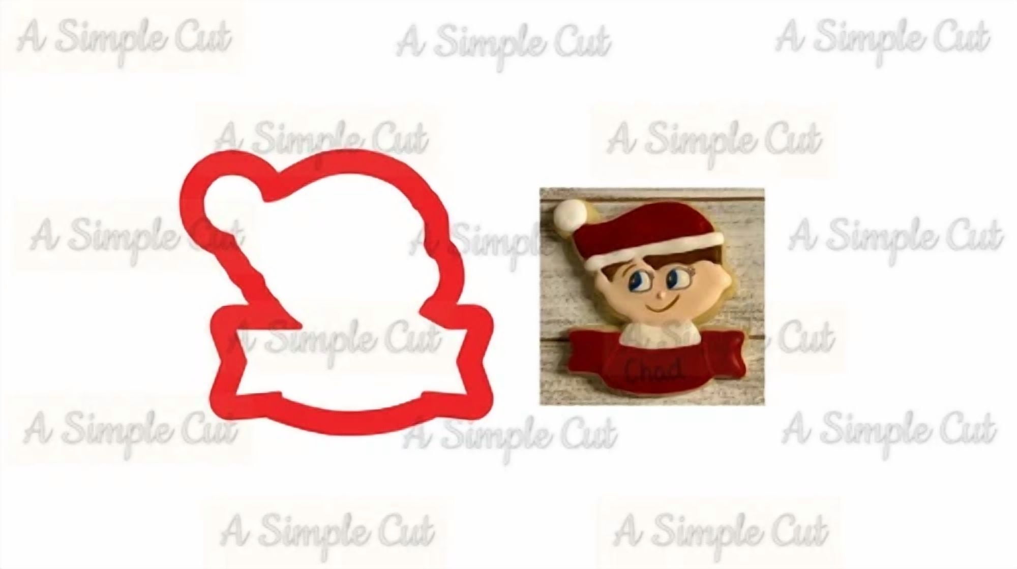 Elf Plaque Cookie Cutter - Walmart.com