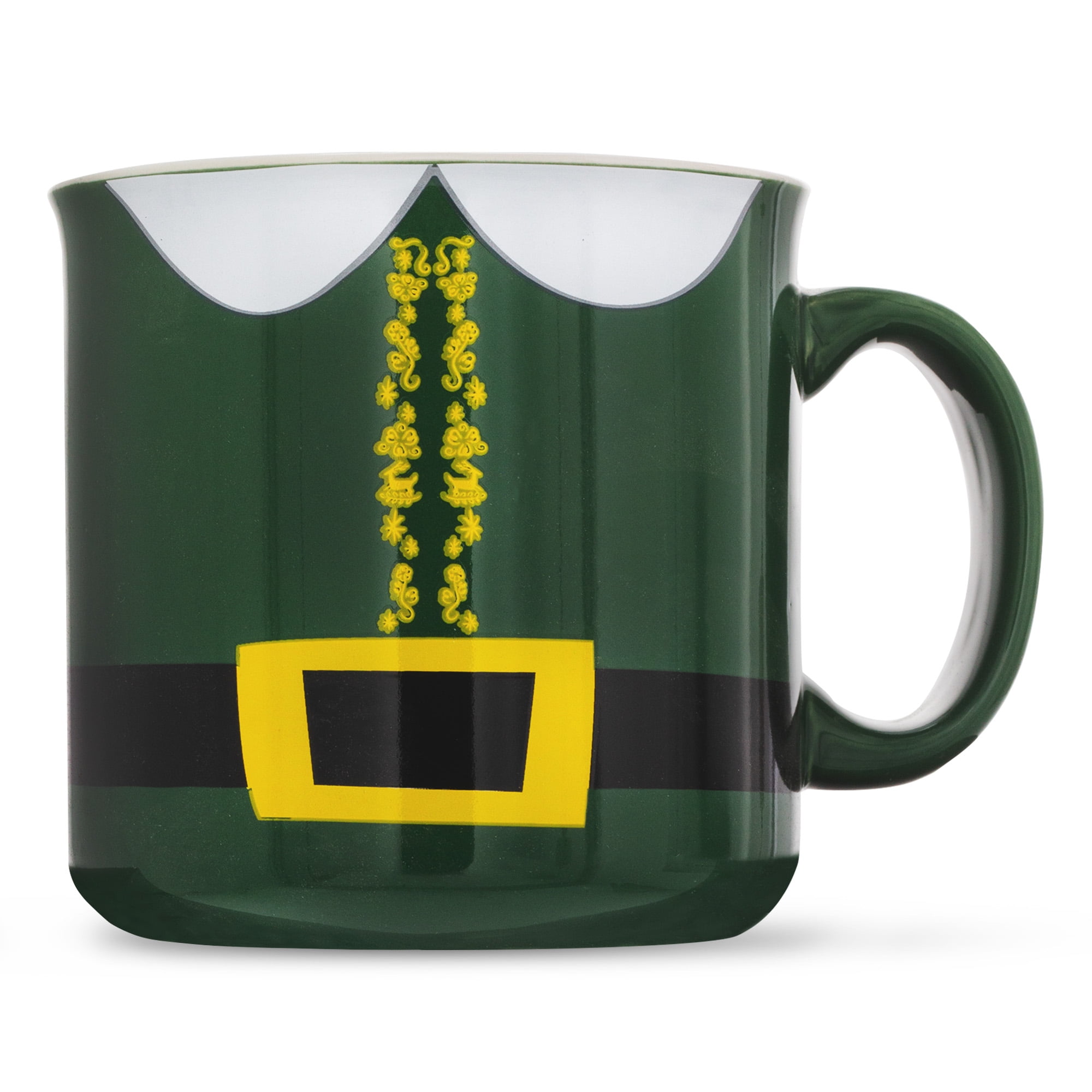 Elf Santa's Coming 20oz Ceramic Camper Mug - Walmart.com