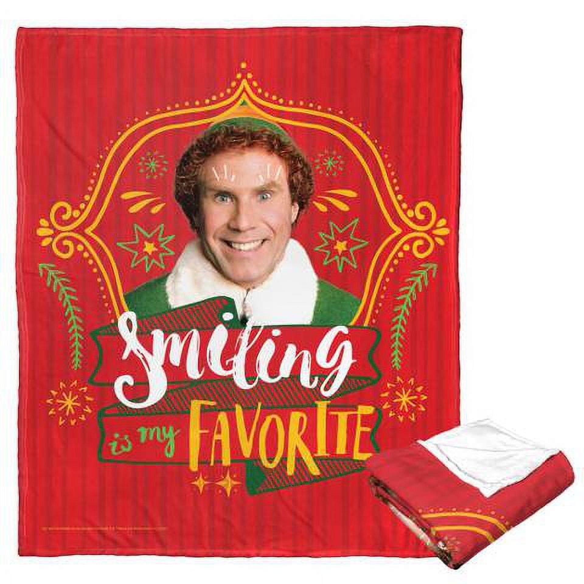 Elf Smiling is My Favorite Warner Bros Kids Silk Touch Throw Blanket ...