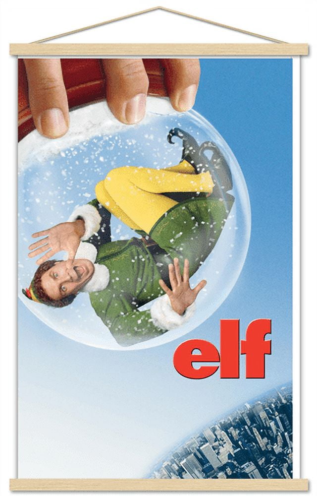Elf - Snow Globe One Sheet Wall Poster with Magnetic Frame, 22.375" x ...