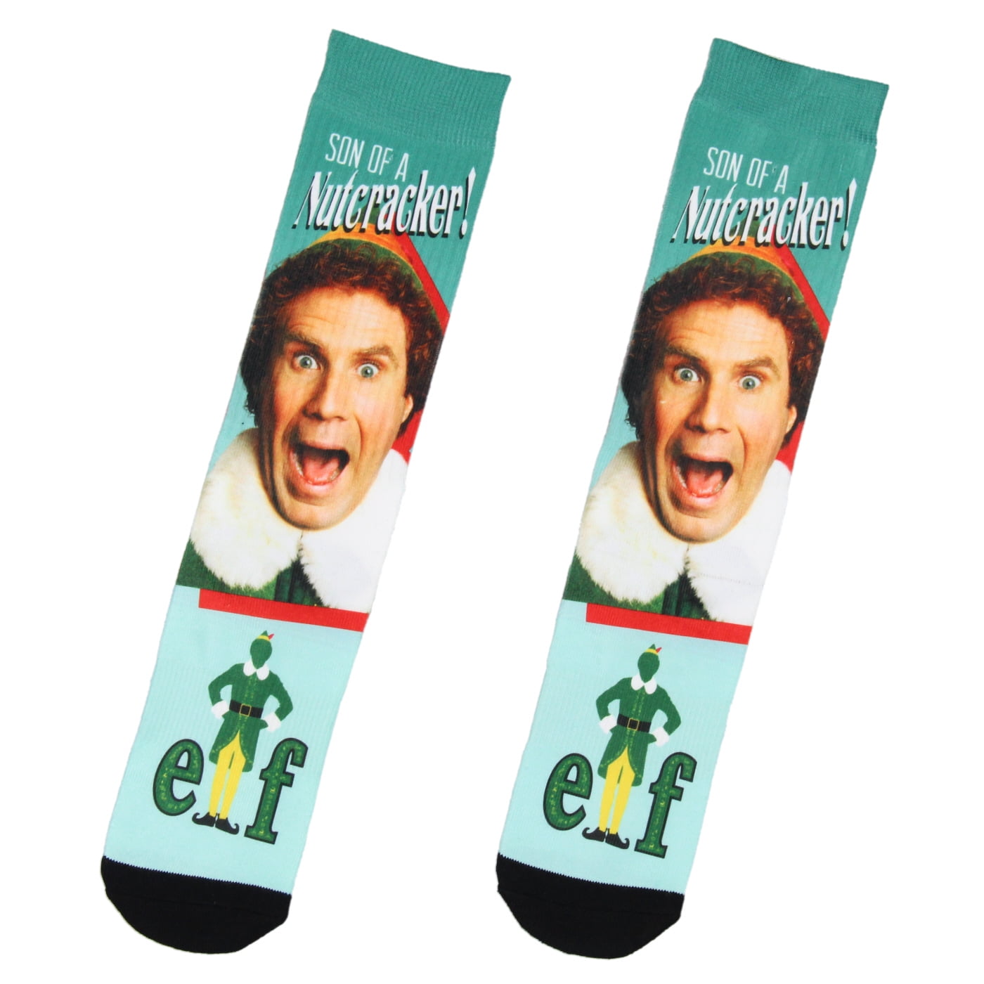 Elf Movie Buddy Son of a Nutcracker Adult Unisex Mid-Calf Crew Socks ...