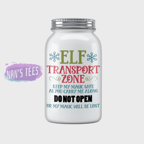 Nans Tees LLC Elf Transport Carry Case, Christmas Elf Container ...