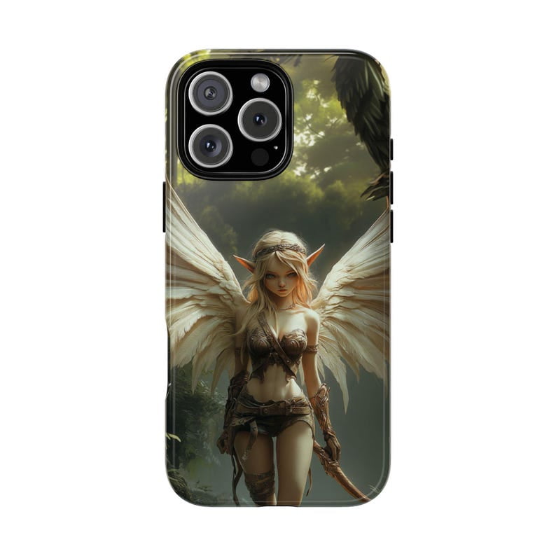 Elf Wings Forest Winged Fairy Girl Illustration Phone Case for 11 12 13 ...