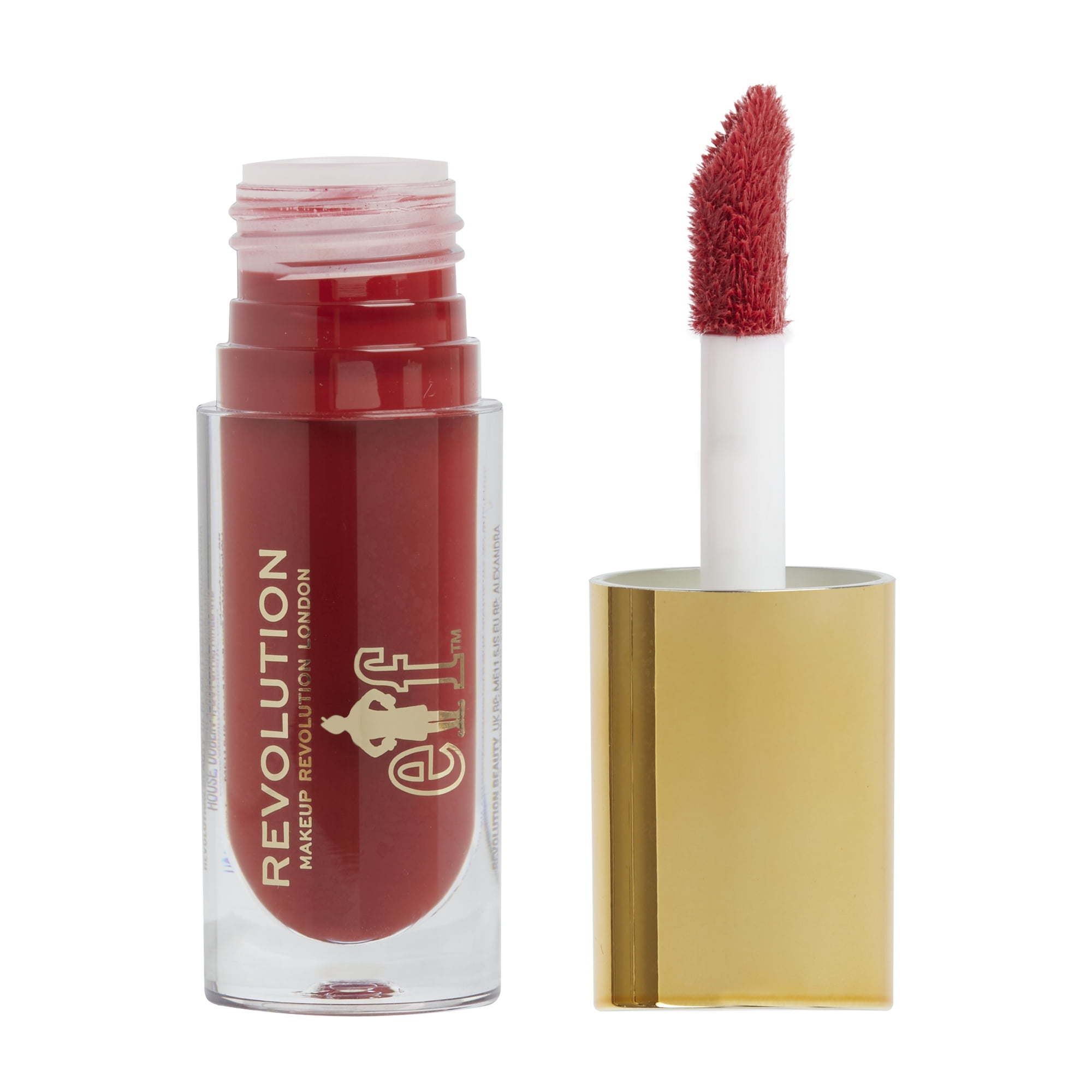 Elf™ x Revolution "Santa!" Festive Red High Shine Lip Gloss - Walmart.com
