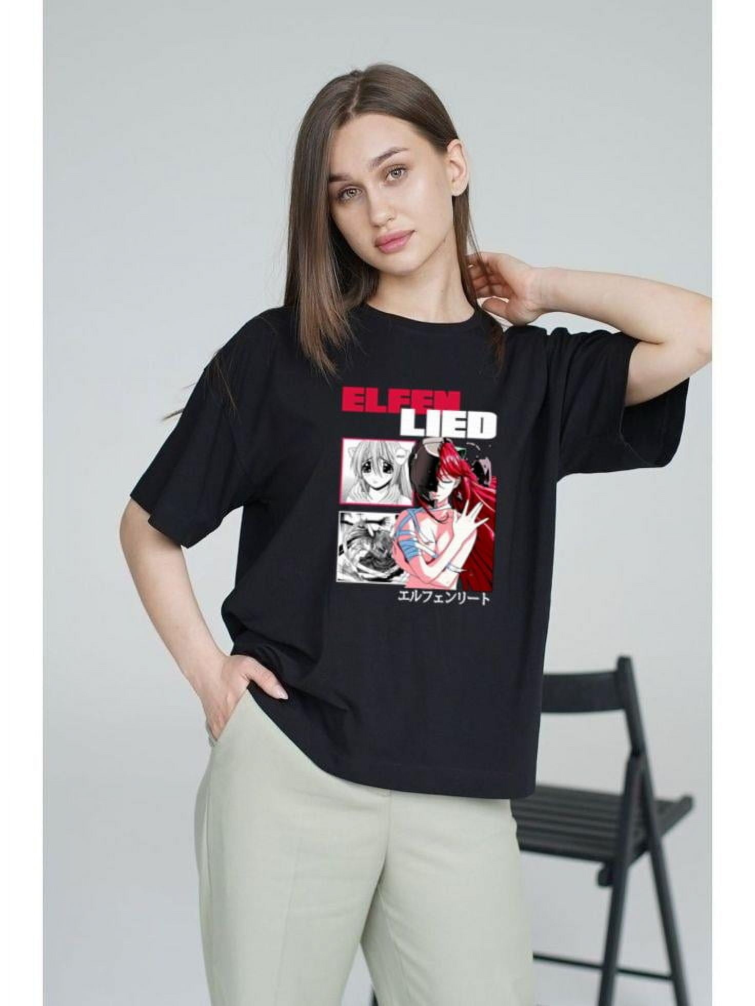 Elfen Lied Lucy Nyu Kaede Anime Manga Graphic T-Shirt, for men & women ...