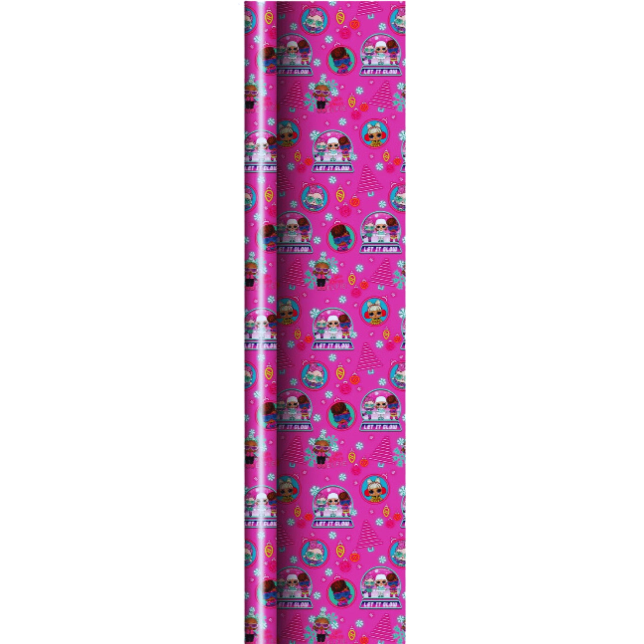 Elfie's Enchanted Companions Pink Gift Wrapping Paper, 20 Sq ft (1 Roll ...