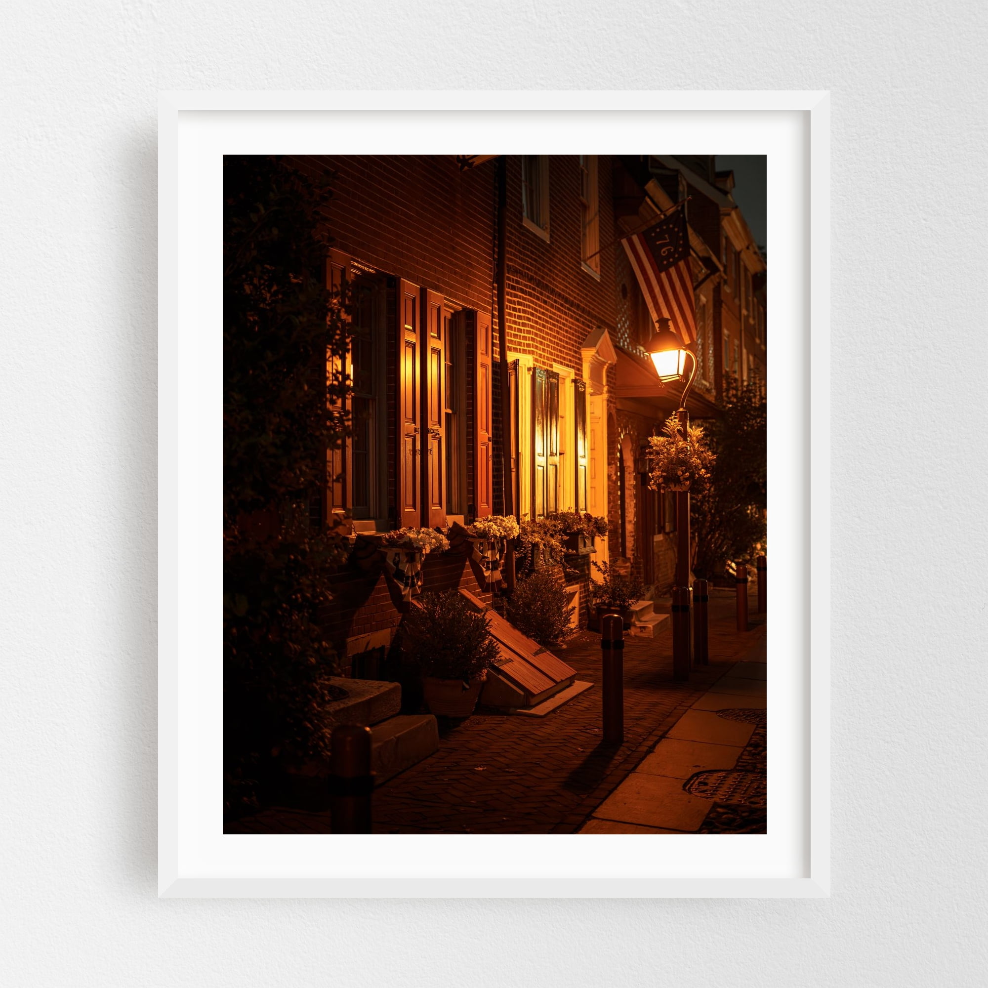 Elfreth's Alley at Night, Philadelphia 01 - Philadelphia Pennsylvania ...