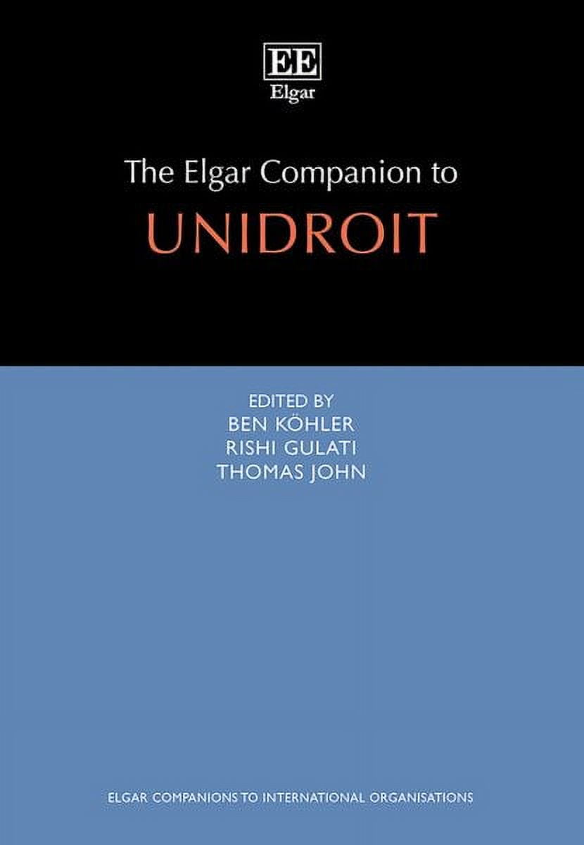 Elgar Companion to Unidroit - Walmart.com