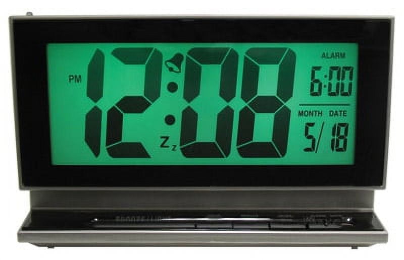 Elgin 2" LCD Alarm With Smartlite Displays Month Date & Alarm Time Sma ...