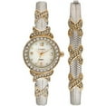 Elgin Women's Quartz Analog Watch with Matching Bracelet, Two-Tone ...