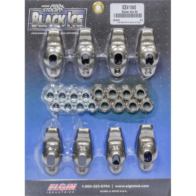 Elgin ICE411840 B-I Rocker Arm Kit for Small Block Chevy - 1.50 Ratio 0 ...