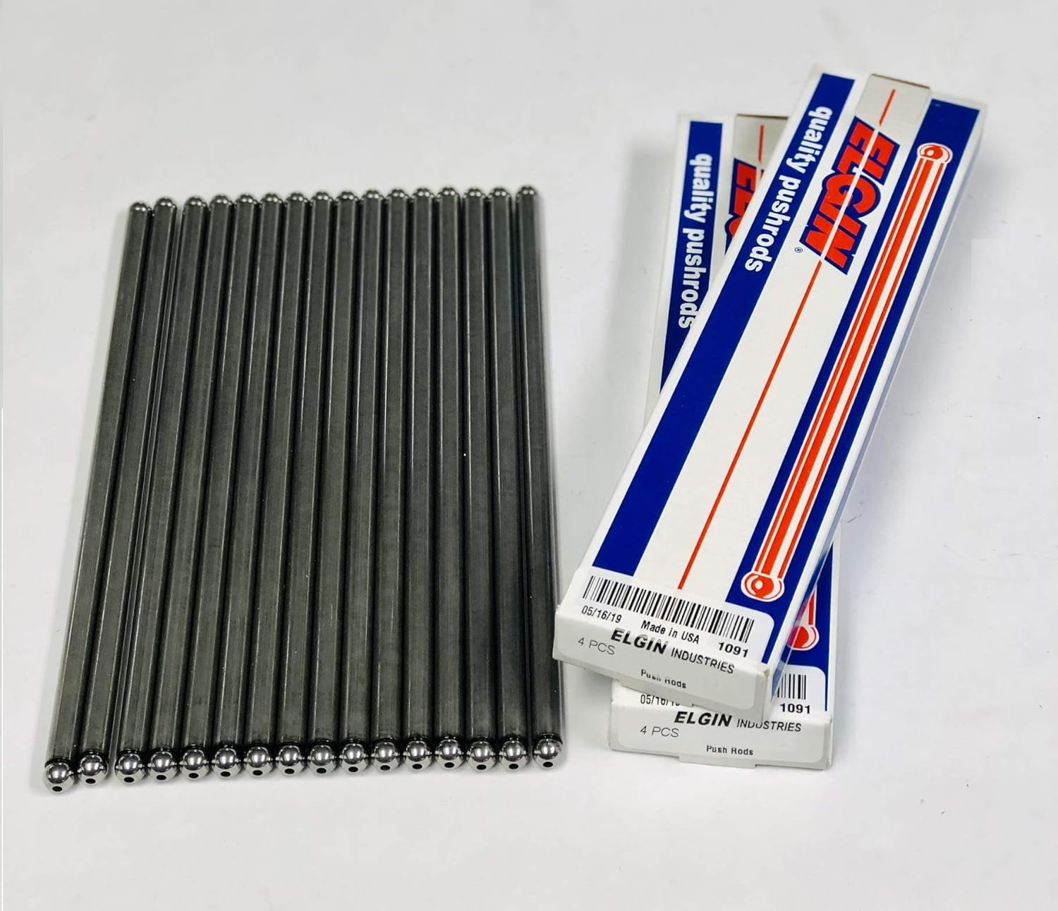 Elgin Industries Pushrods compatible with Ford 351W 1969-1978 351 ...