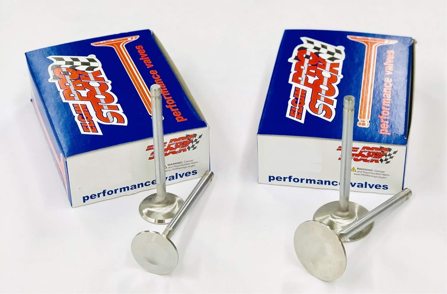 Elgin Industries Stainless Steel Valve Set +.100" Long 2.080" Intake ...