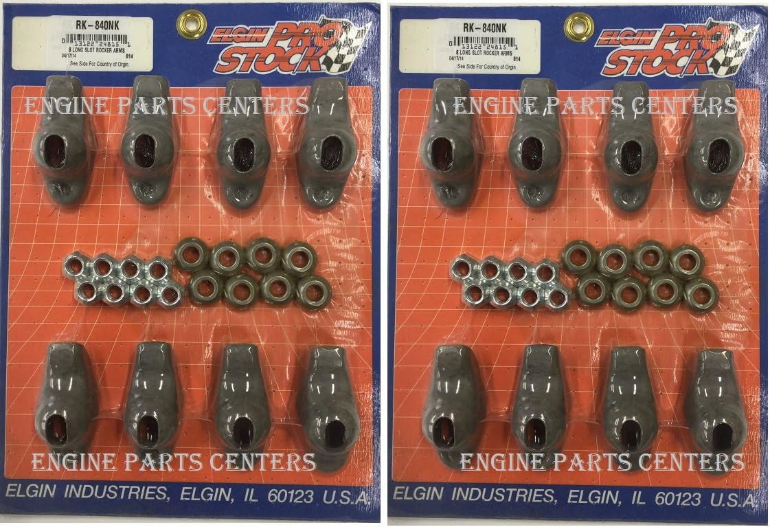 Elgin"Nitro" Stock Appearing Rocker Arm Kits. SBC 1.5 Ratio with 3/8 ...
